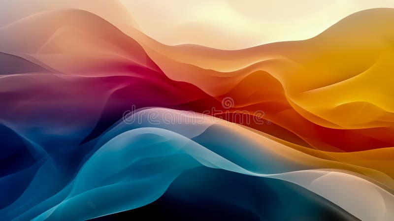 A Smooth, Color Gradient Background with Soft, Seamless Blending Stock ...