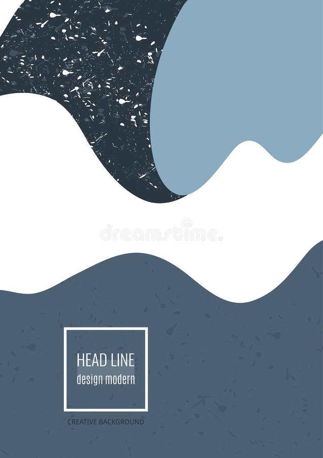 Smooth Colored Shapes, Small Particles. Design for Cover, Poster, Flyer ...