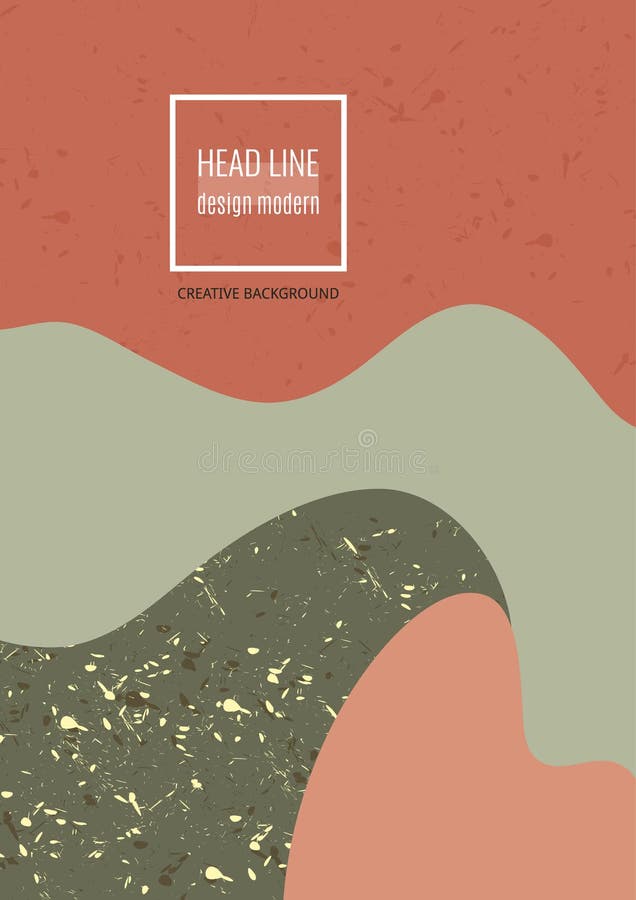 Smooth Colored Shapes, Small Particles. Design for Cover, Poster, Flyer ...