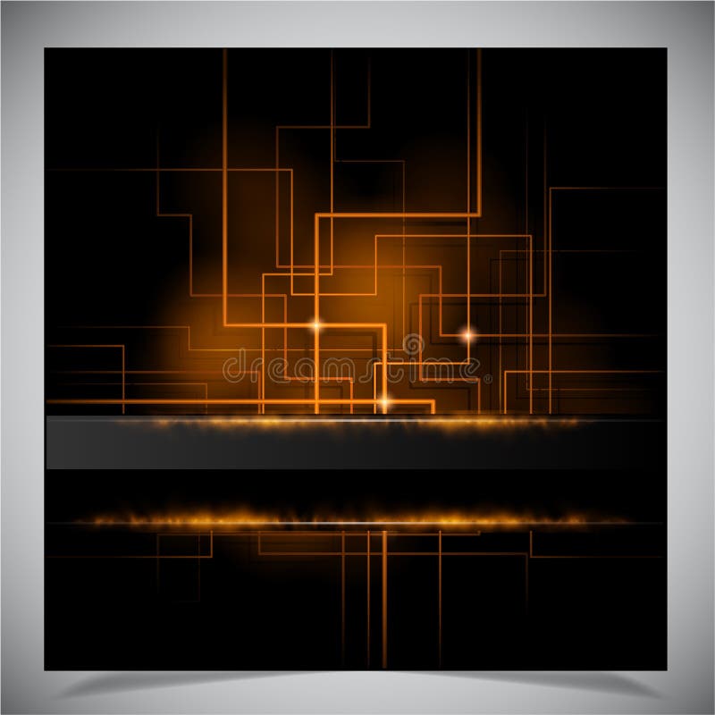 Smooth Colorful Abstract Techno Background Stock Illustration ...