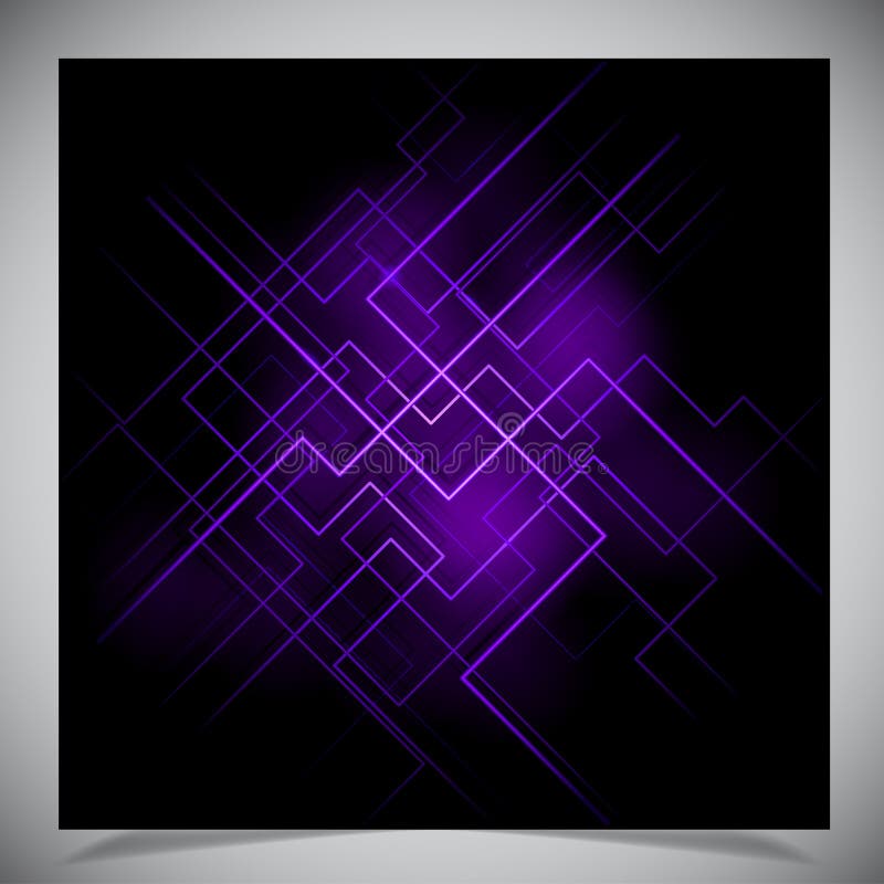 Smooth Colorful Abstract Techno Background Stock Vector - Illustration ...