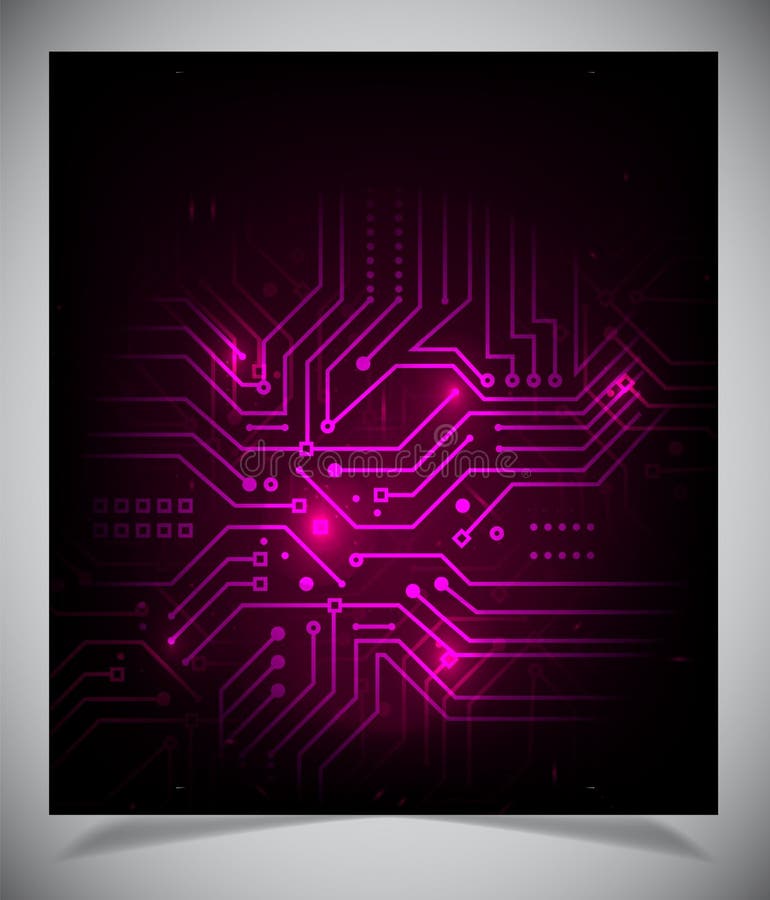 Smooth Colorful Abstract Techno Background Stock Illustration ...