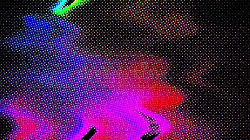 Smooth Colorful Background. Data Mosh Concept, Digital Animation Stock ...