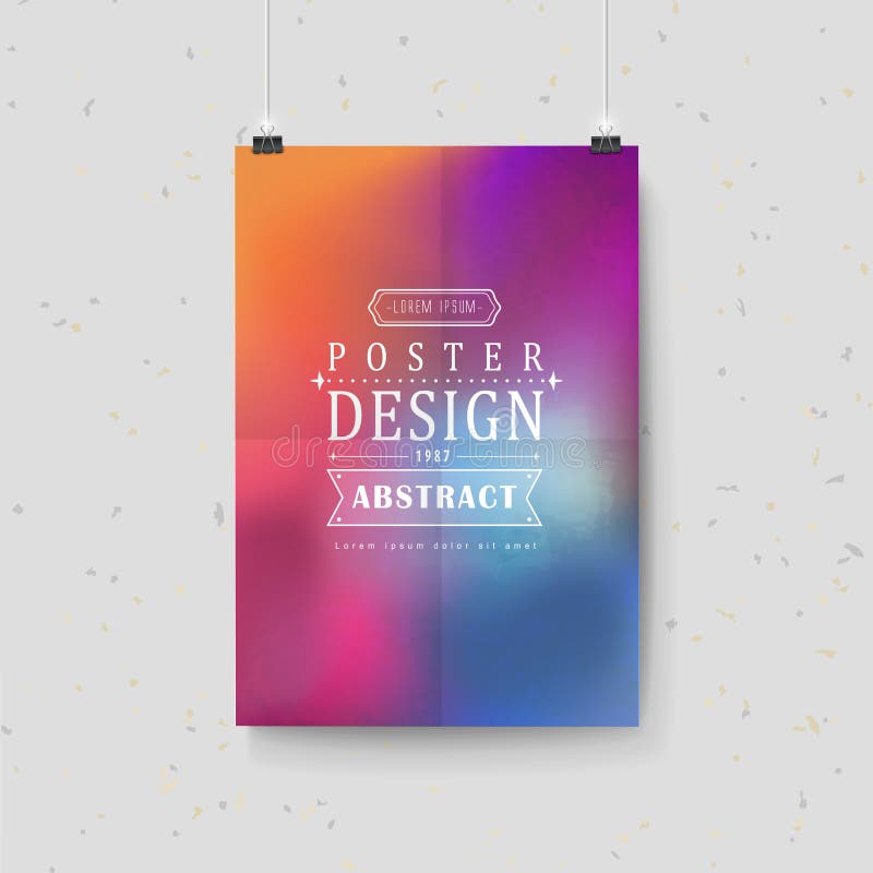 Smooth Colorful Background Design for Banners Set Stock Vector ...