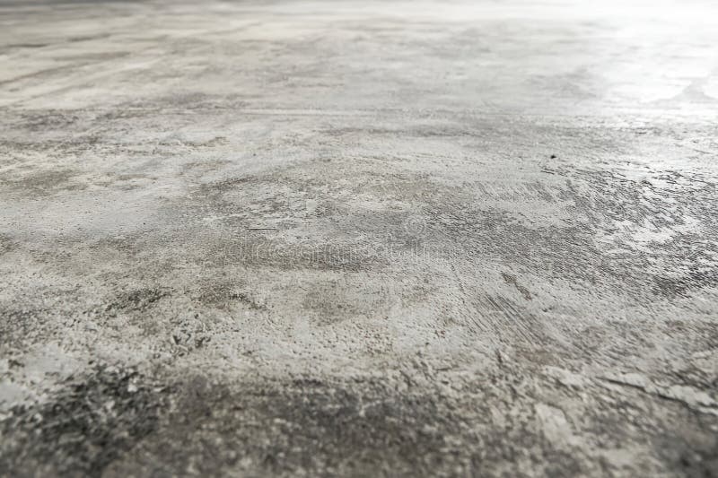 Smooth Concrete Floor with Cool Grey Tones, Creating Empty Foreground ...