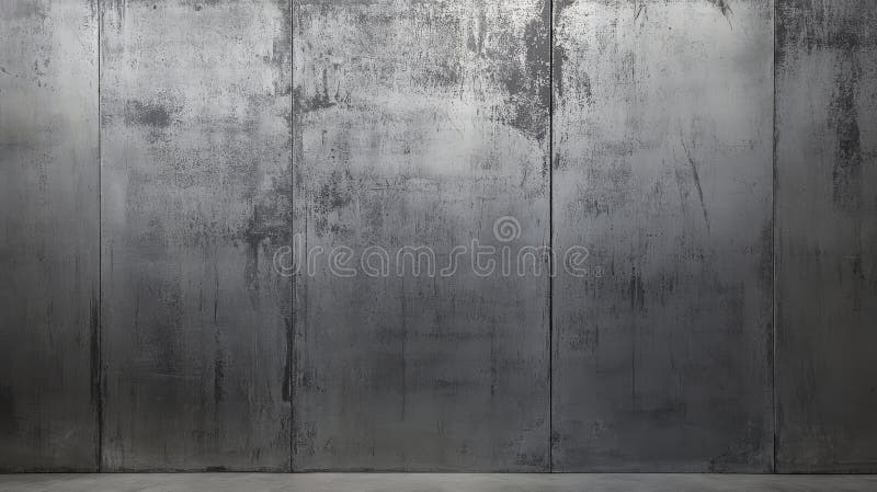 A Smooth Concrete Wall with a Sleek, Polished Texture, Featuring Subtle ...