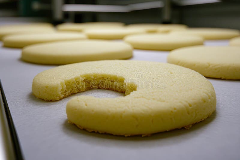 Smooth Cookie Dough Surface with a Missing Sugar Cookie Invites Tasty ...