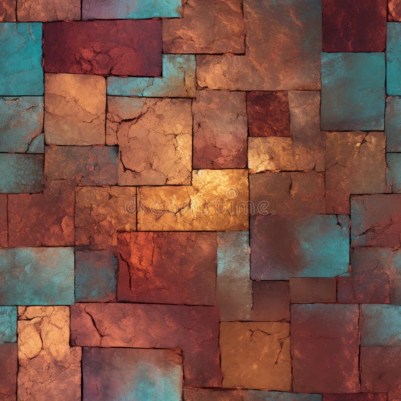 Smooth Copper and Maroon Patina Stock Illustration - Illustration of ...