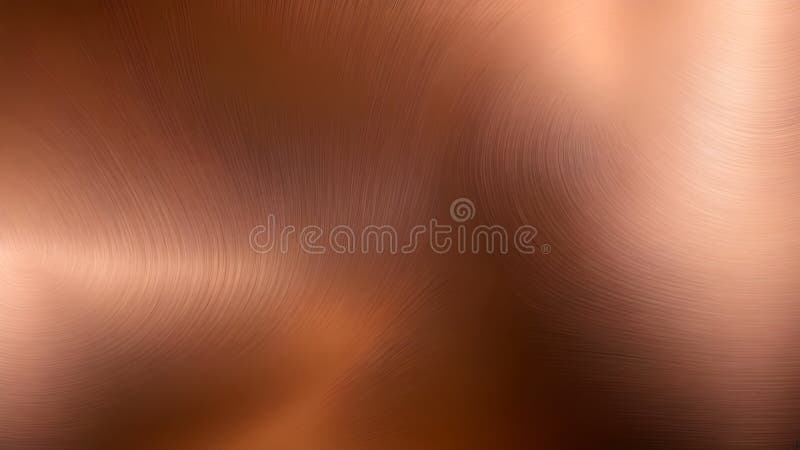 Smooth Copper Surface Close Up Rich Reddish Brown Hue Stock ...