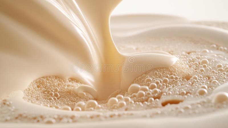 Smooth Cream Flows into a Rich Frothy Blend, Enhancing the Texture and ...