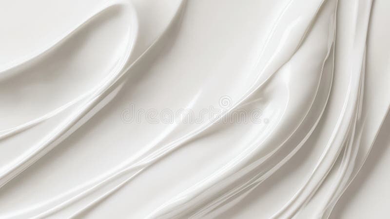 Smooth Cream Texture Close-Up for Background Stock Illustration ...