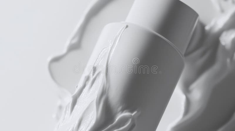 Smooth Cream Texture Close-Up for Background Stock Illustration ...