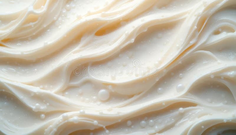 Smooth Cream Texture in Close-up Stock Illustration - Illustration of ...