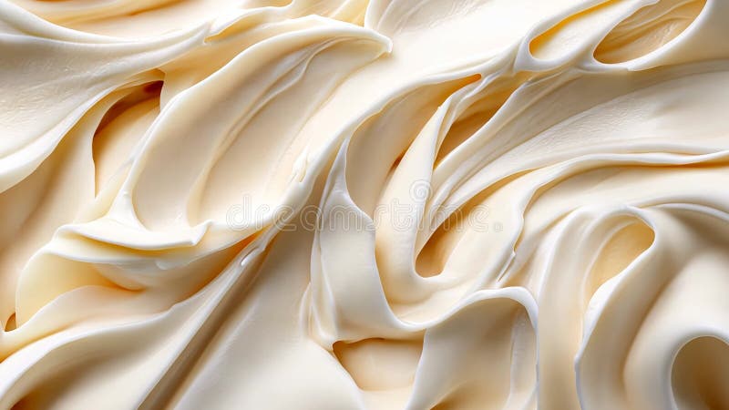 Smooth and Creamy Texture Background in Soft Beige Hues with Swirling ...