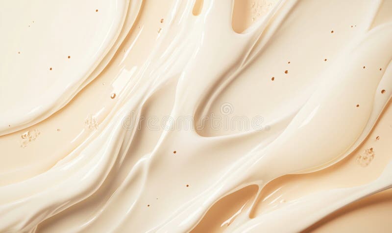 Smooth Creamy Texture with Flowing Waves and Subtle Highlights Stock ...