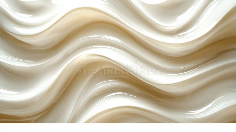 Smooth Creamy Waves Background for Abstract Art, Texture Design, or ...