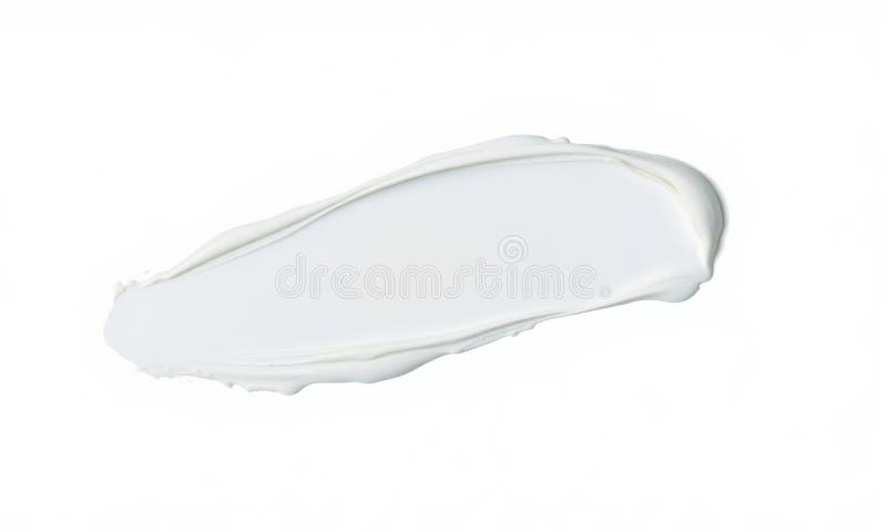 Smooth, Creamy White Smudge on Clean Background, Ideal for Design and ...