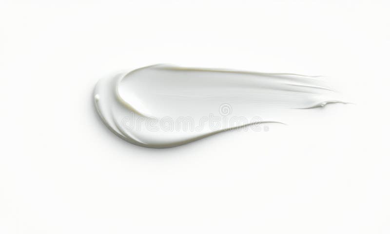 Smooth, Creamy White Smudge on Clean Surface, Ideal for Backgrounds or ...