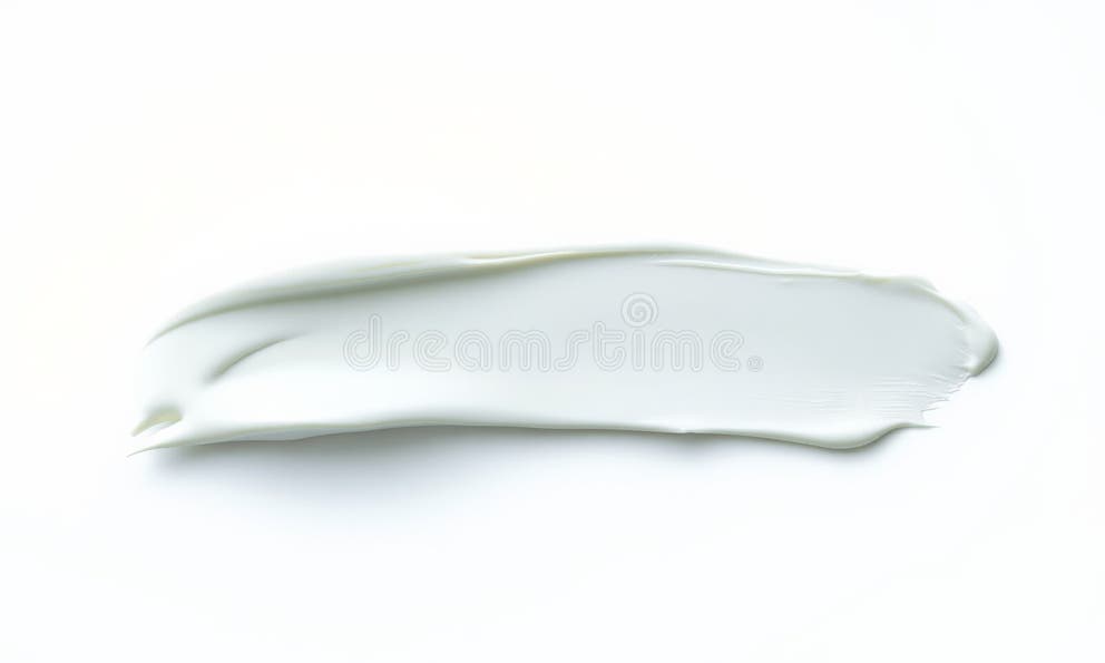 Smooth, Creamy White Smudge on Clean Surface, Ideal for Backgrounds or ...