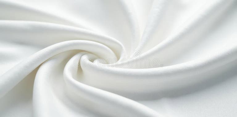 Smooth, Crisp White Cotton; Subtle Weave Visible , White Fabric, Bright ...