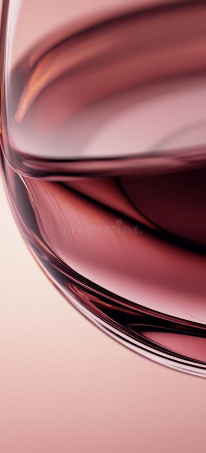 Smooth, Curved Glass Surface in Shades of Pink and Red Creates a ...