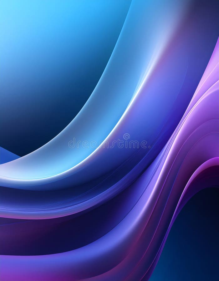 Smooth Curves and Gradients Blend Seamlessly, Creating a Visually ...