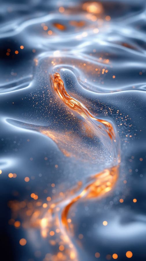 Smooth, Curving Shapes Imitating the Natural Motion of Liquid Streams ...