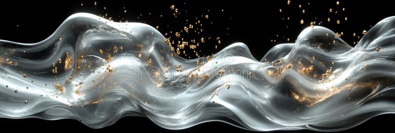 Smooth, Curving Shapes Imitating the Natural Motion of Liquid Streams ...