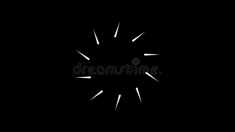 Circle Pop Up Bursting Line Animation. 2d Fx Circle Motion Graphics ...