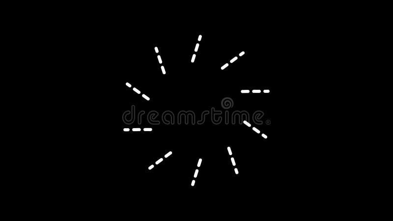 Circle Pop Up Bursting Line Animation. 2d Fx Circle Motion Graphics ...