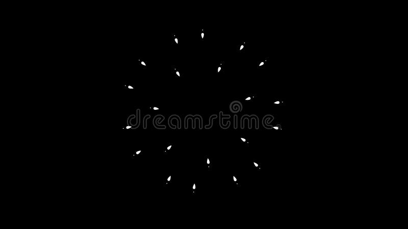 Circle Pop Up Bursting Line Animation. 2d Fx Circle Motion Graphics ...