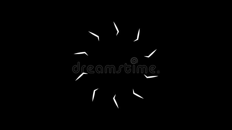 Circle Pop Up Bursting Line Animation. 2d Fx Circle Motion Graphics ...
