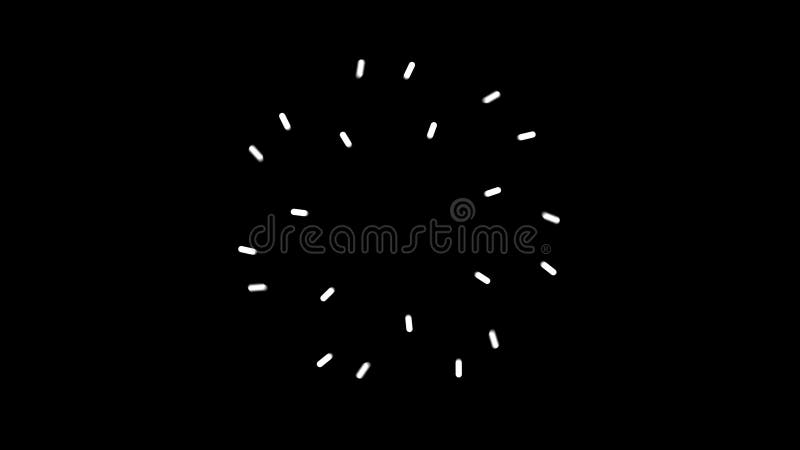 Circle Pop Up Bursting Line Animation. 2d Fx Circle Motion Graphics ...