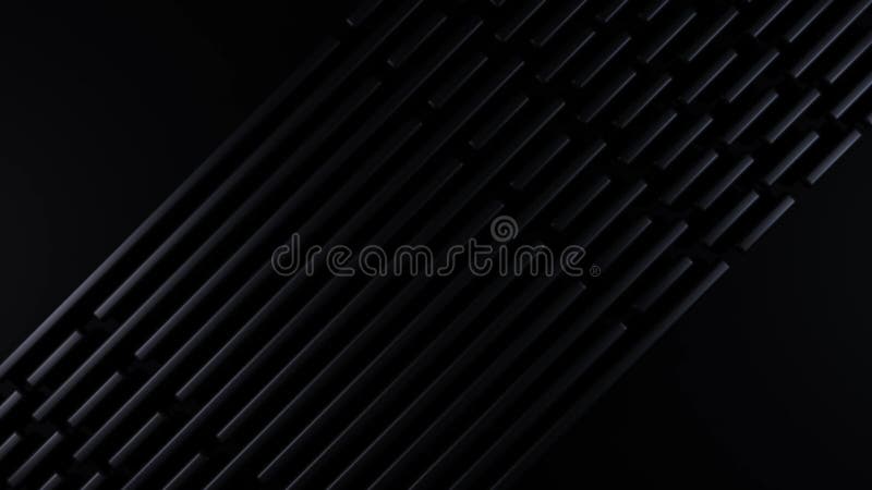 Smooth Dark Black Line with Seamless Loop Motion Creating a Minimalist ...