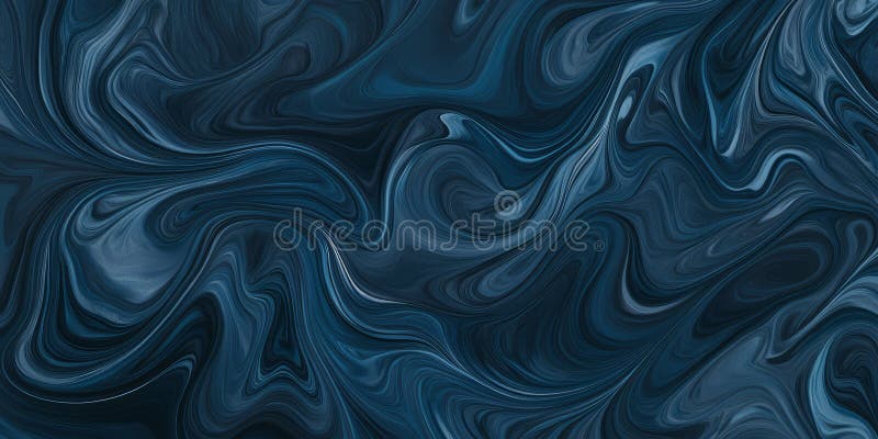 A Smooth, Dark Blue Background with Swirling, Fluid Patterns Resembling ...