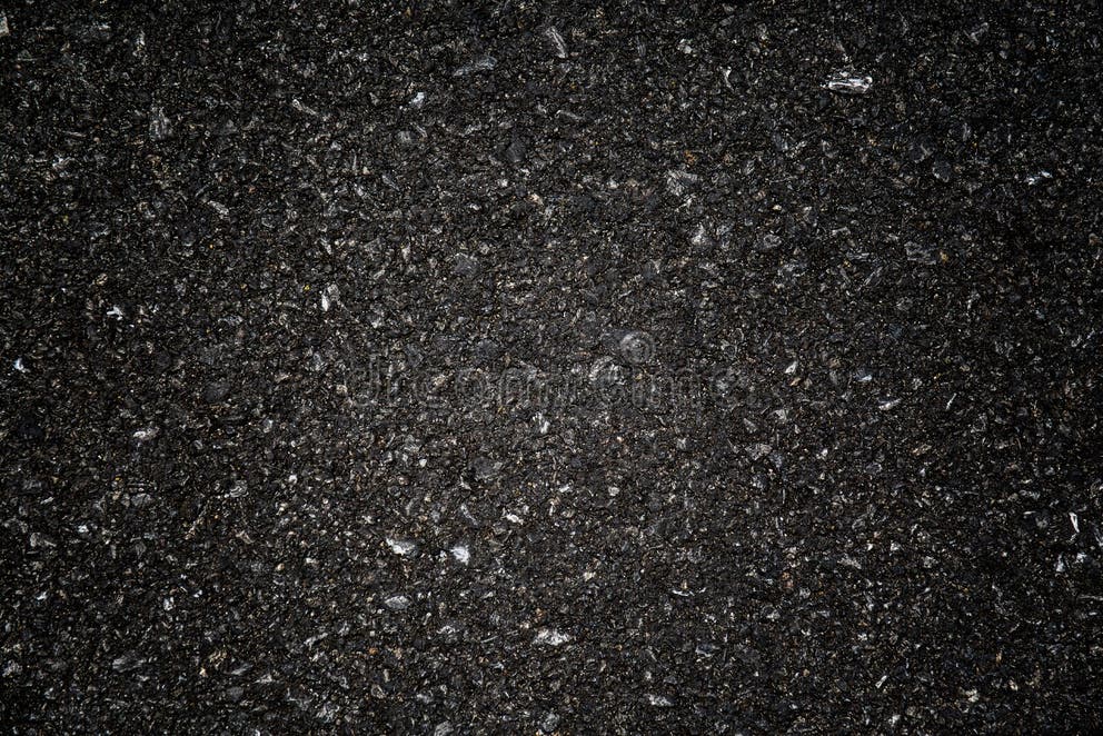 Smooth Dark Grey Asphalt Pavement Texture with Small Rocks Stock Image ...