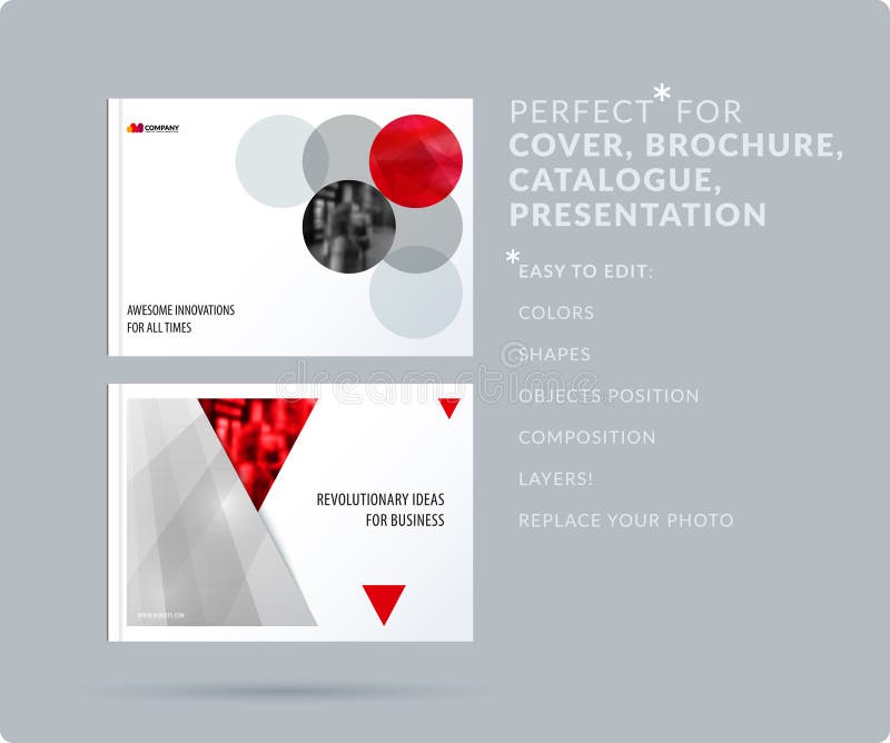 Smooth Design Presentation Template with Colourful Round Shapes ...