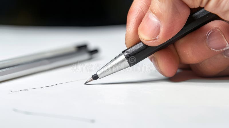 Smooth Drawing Paper for Detailed Artwork Stock Illustration ...