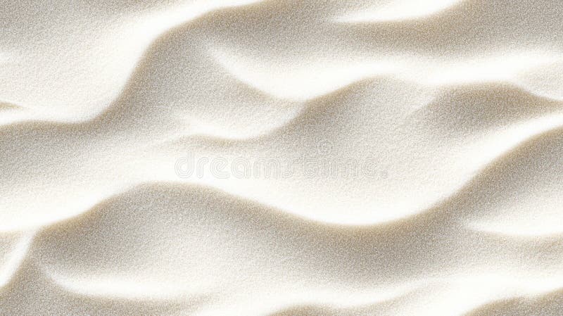 Smooth Dune Patterns Highlighting Serene Desert Sand Waves in Soft ...
