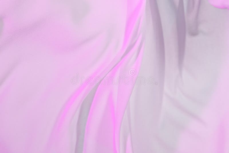 Smooth Elegant Colorful Transparent Cloth Separated on White Background ...