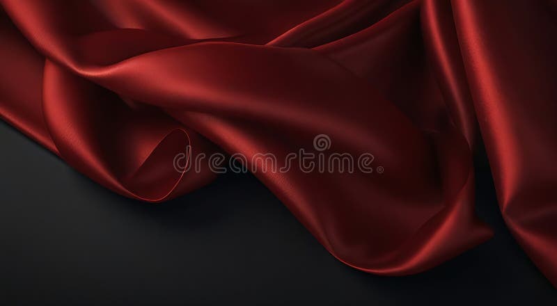 Smooth Elegant Red Satin Texture Abstract Background Stock Illustration ...