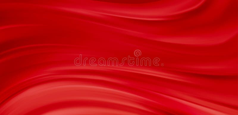Vector Abstract Red Wavy Flow Silk Background Stock Illustrations ...