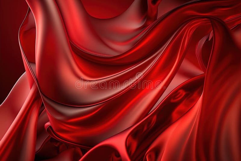 Smooth Elegant Silk. Textile Abstract Background. Ai Generative Stock ...