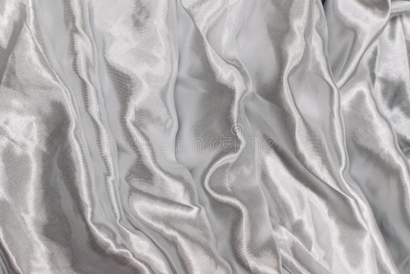 Smooth elegant silver silk stock photo. Image of abstract - 101839636