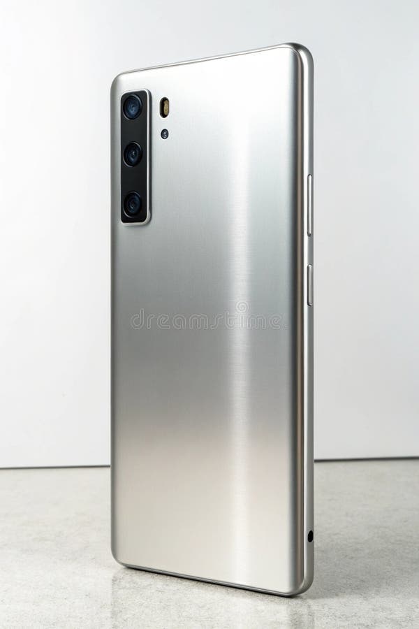 Smooth and Elegant Silver Surface with Gradients Stock Illustration ...