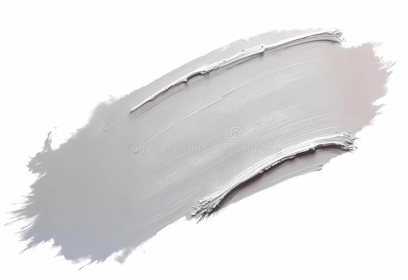 Artistic Brushstroke of Soft Gray Paint on a Minimalist Canvas ...