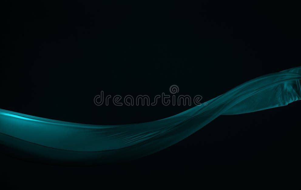 Smooth Elegant Transparent Blue Cloth Background Stock Illustration ...