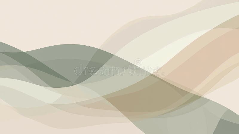 Smooth and Elegant Waves are Overlapping, Creating a Sense of Movement ...