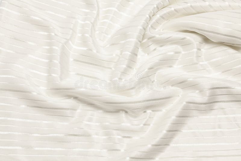 Smooth Elegant White Silk or Satin Luxury Fabric Texture. Top View ...