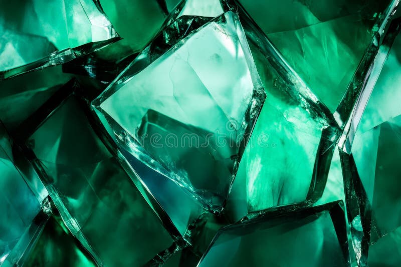 Smooth Emerald Texture, Rich Green Tones with Natural Light Reflections ...